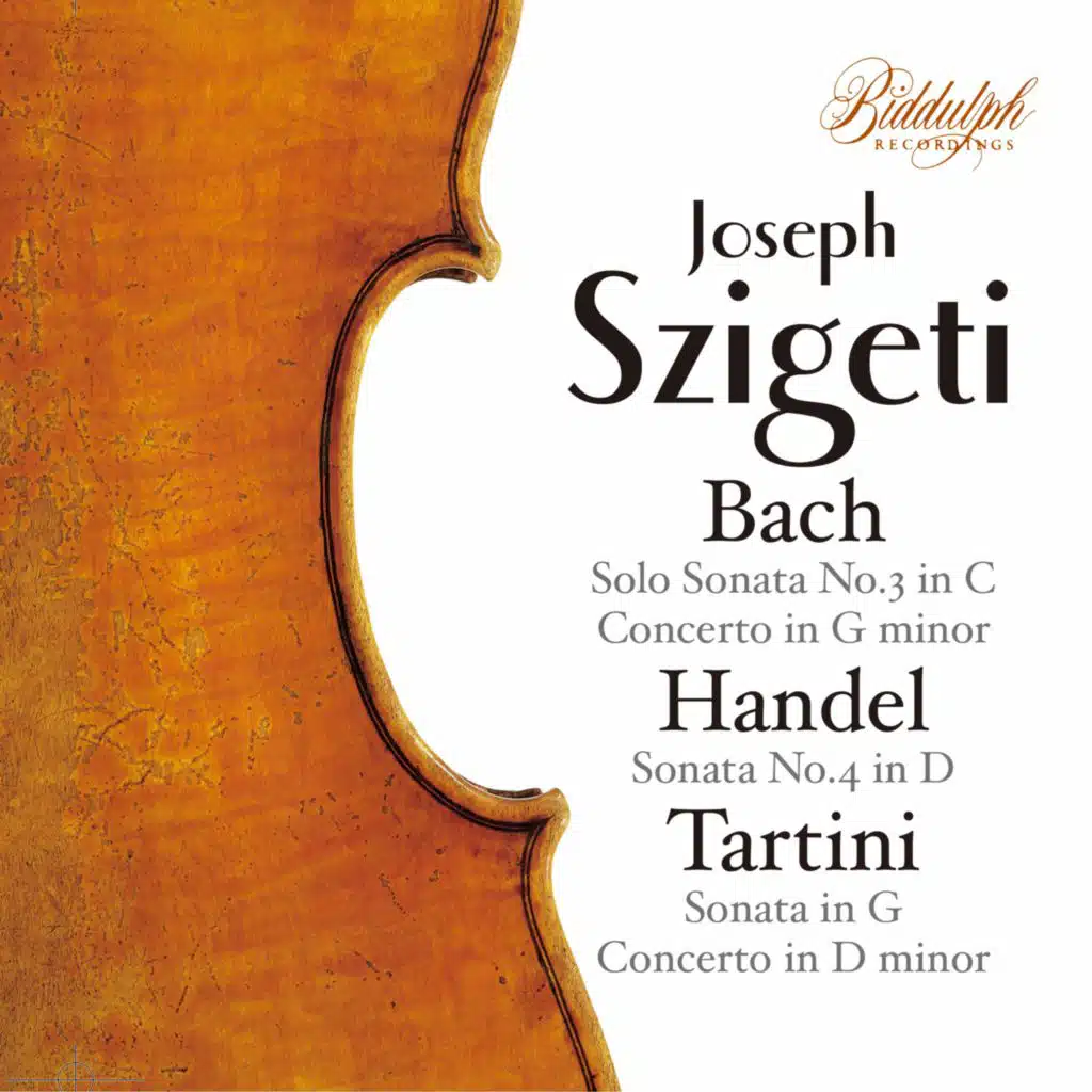 J.S. Bach, Handel & Tartini: Violin Sonatas & Concertos by Joseph ...